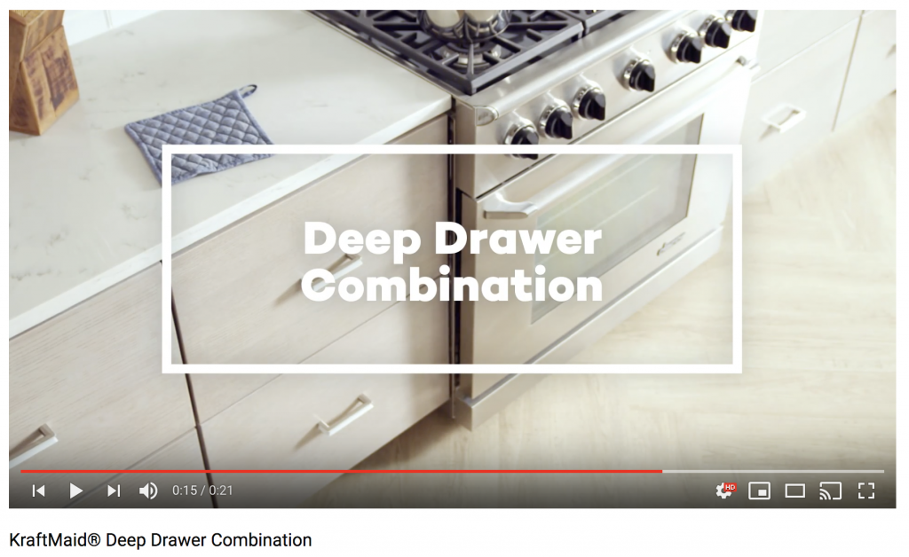 VIDEO: KraftMaid® Deep Drawer Combination | Cabinets Unlimited